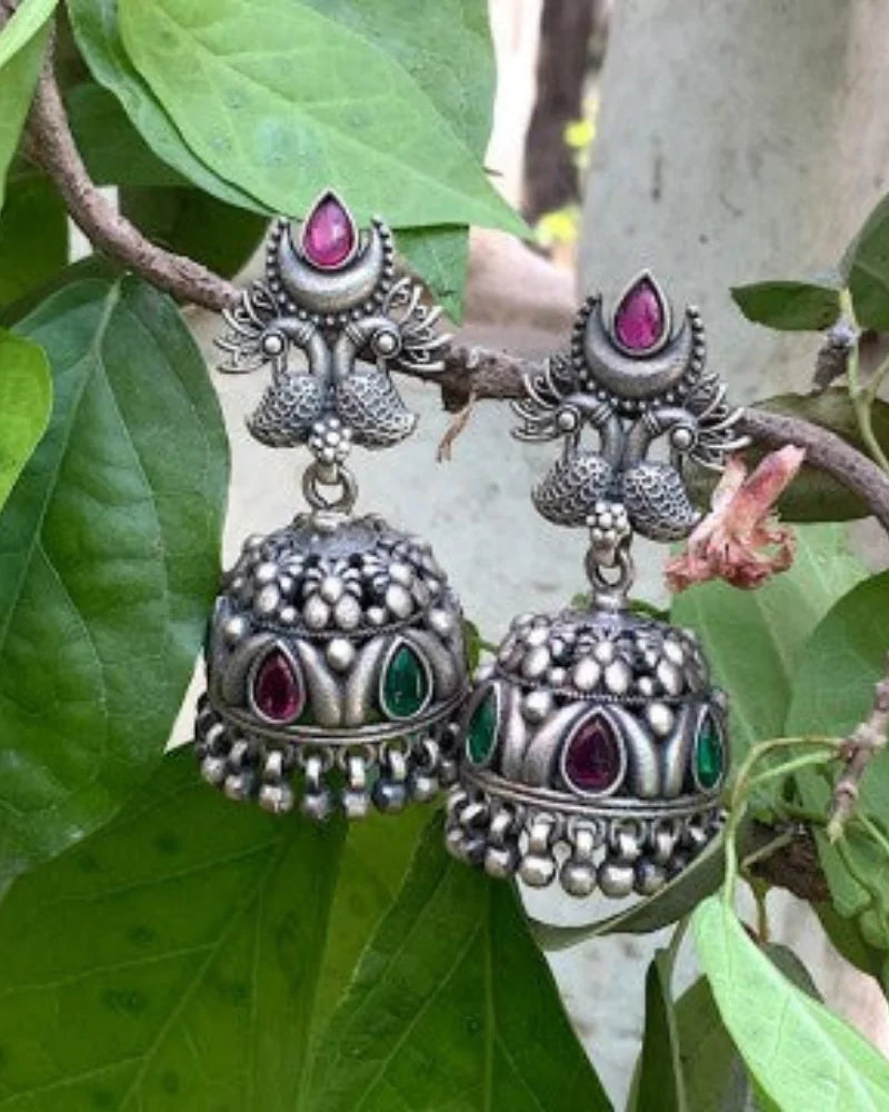 Jhumkas Rudraksha Jodha Jhumkas Rudraksha Jodha