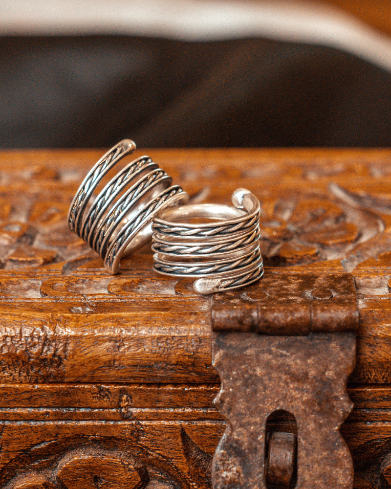 Spiral Toe Rings – Jodha Jewels