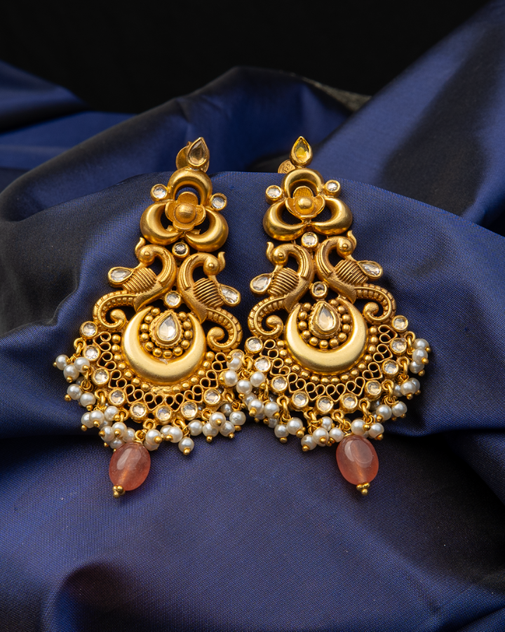 Jodha earrings gold store